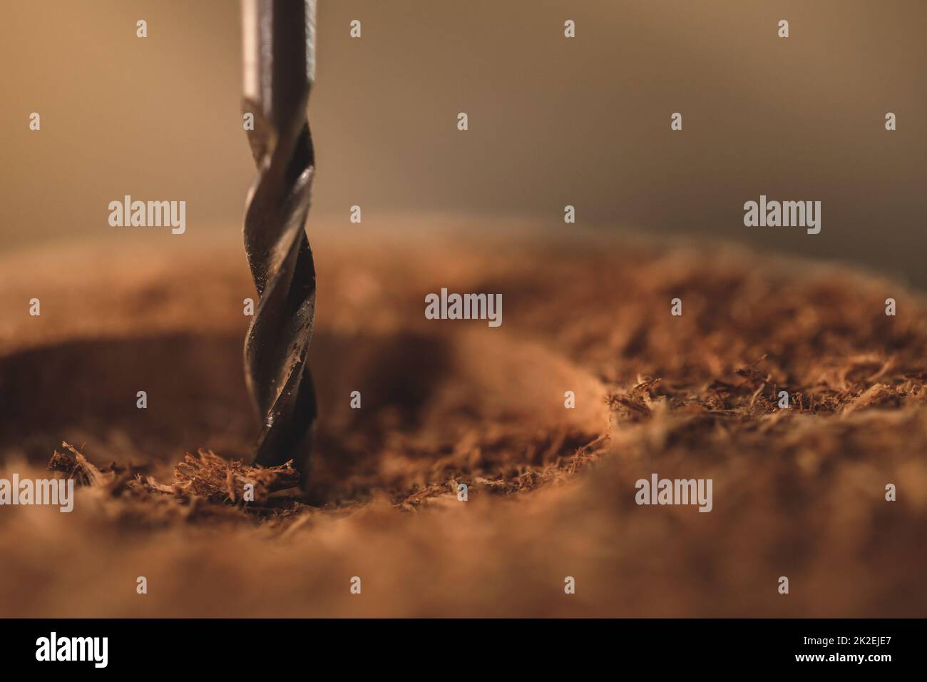 Close up drilling hole in hi-res stock photography and images - Alamy
