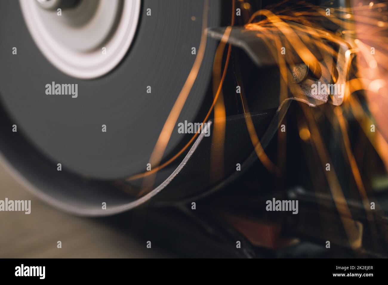 Industrial bench grinder hi-res stock photography and images - Alamy