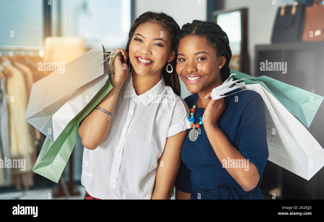 We deserve to spoil ourselves now and then. Cropped shot of two women ...