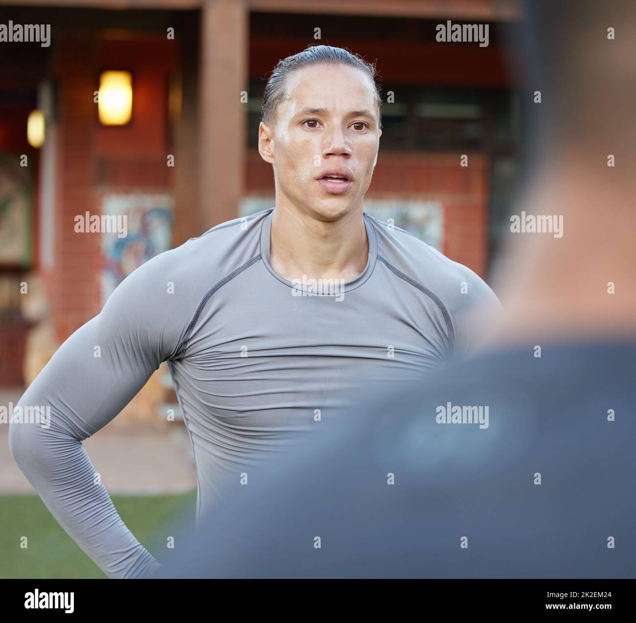 Working outside fresh air healthy looking people hi-res stock ...