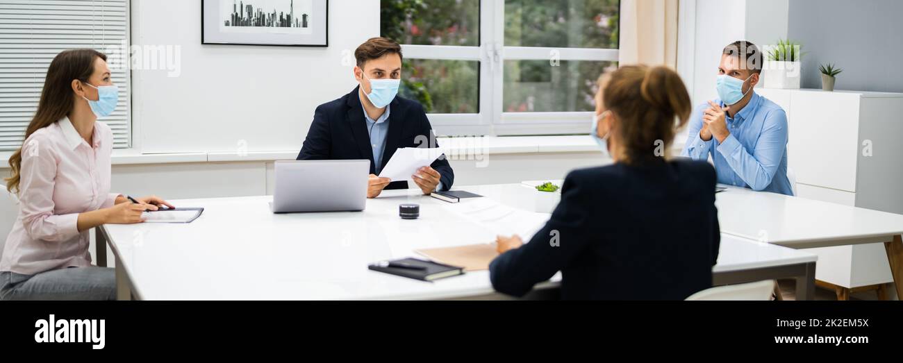 Job Interview Business Meeting Stock Photo - Alamy