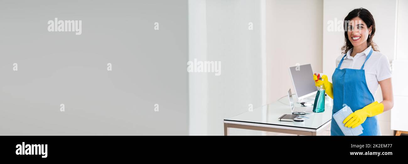 Lady janitor hi-res stock photography and images - Alamy