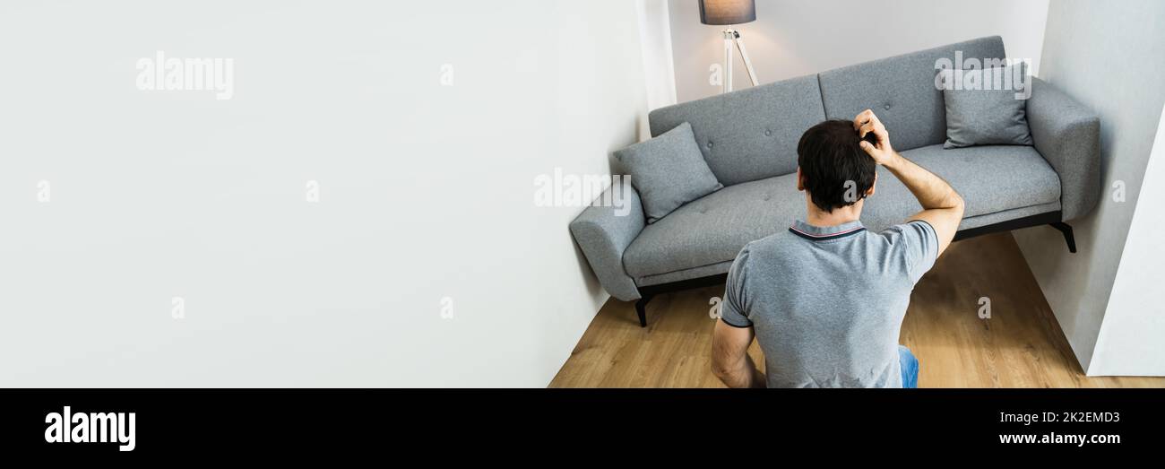 Lack Of Space Interior Design Mistake Stock Photo - Alamy