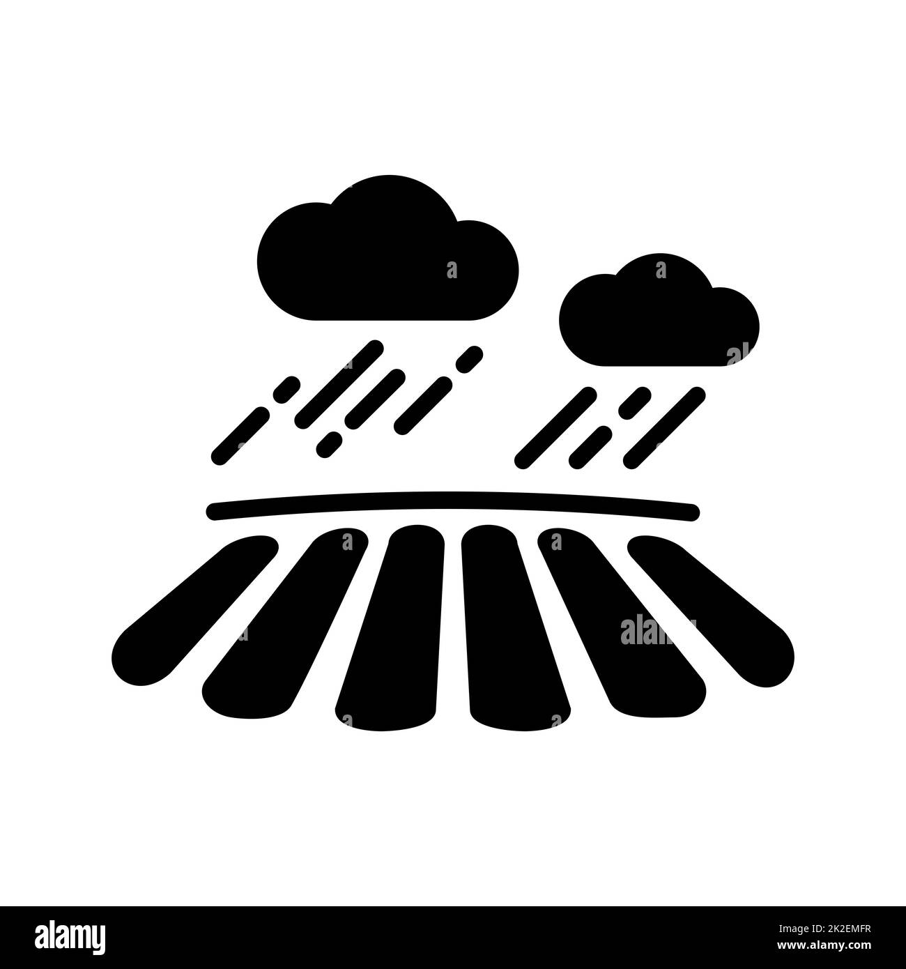 Cloud sky rainy nature Black and White Stock Photos & Images - Alamy