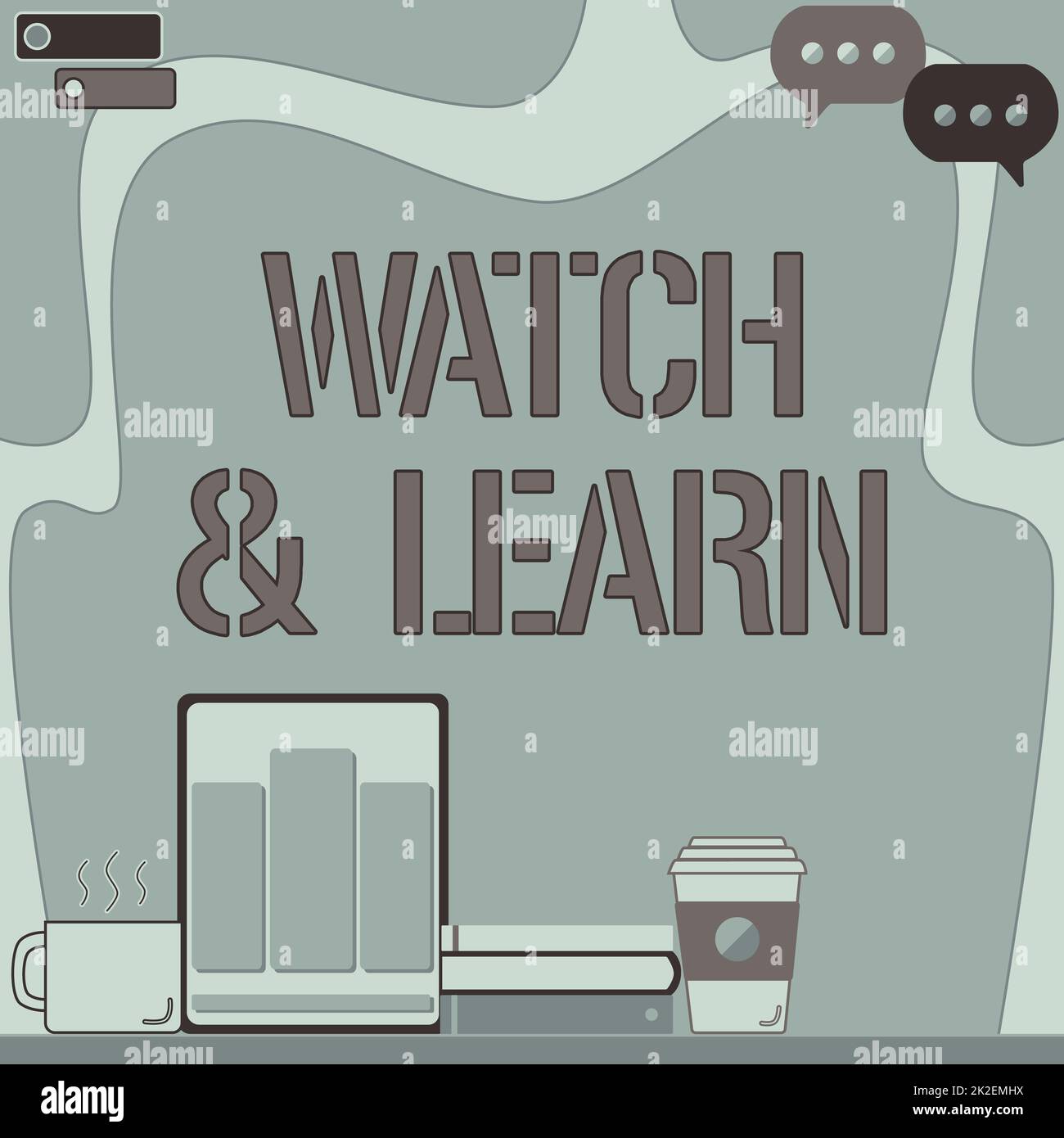 Inspiration showing sign Watch And Learn. Business concept Watch And ...