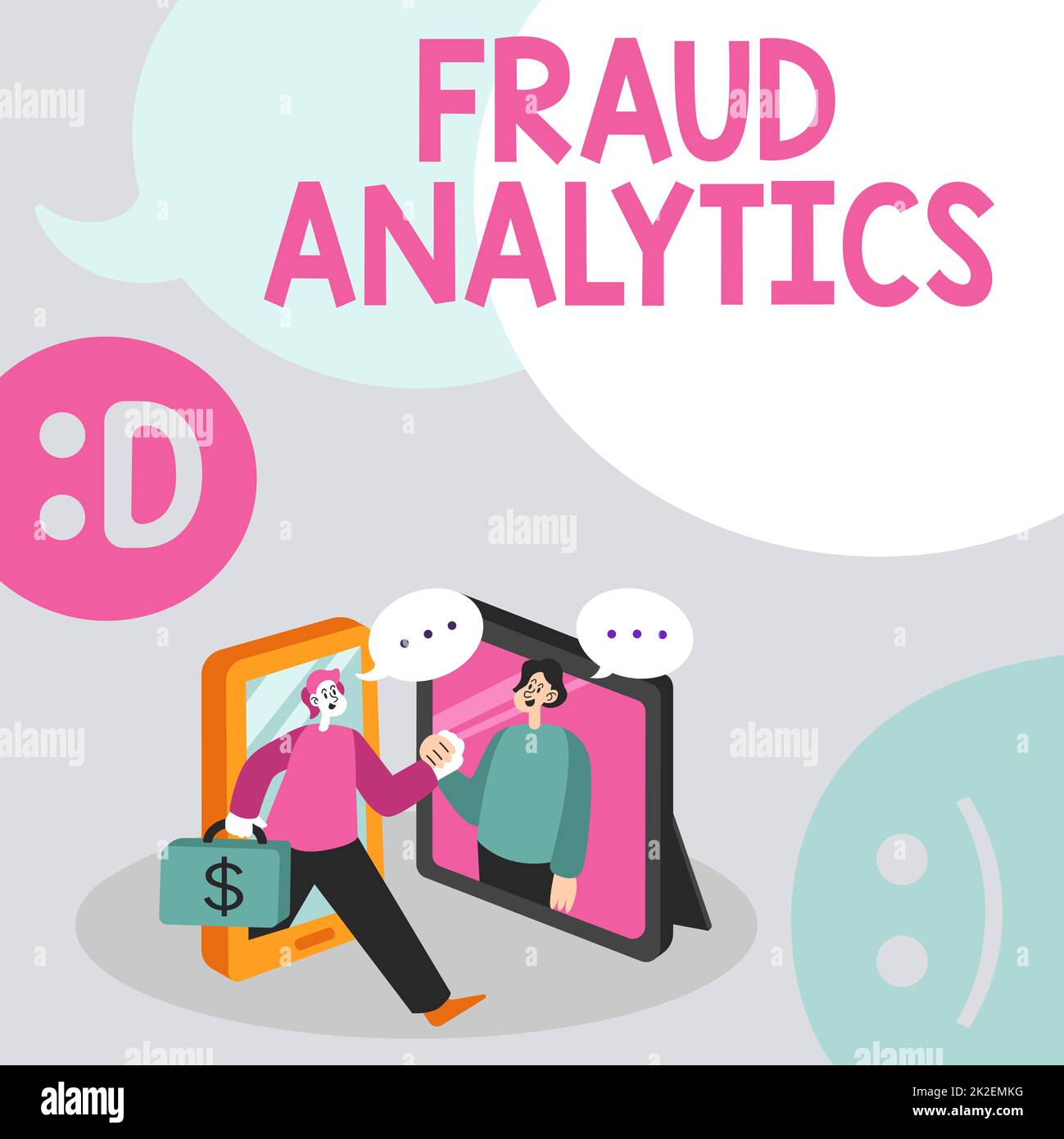 Hand writing sign Fraud Analytics. Concept meaning identification of ...