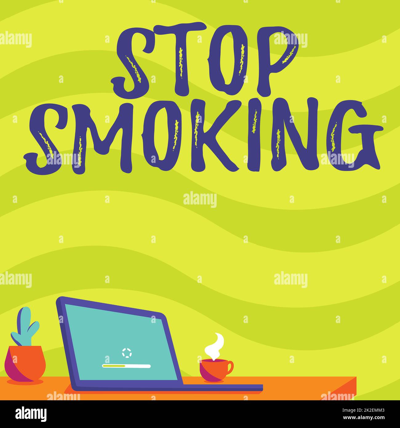 Sign displaying Stop Smoking. Business idea the process of ...