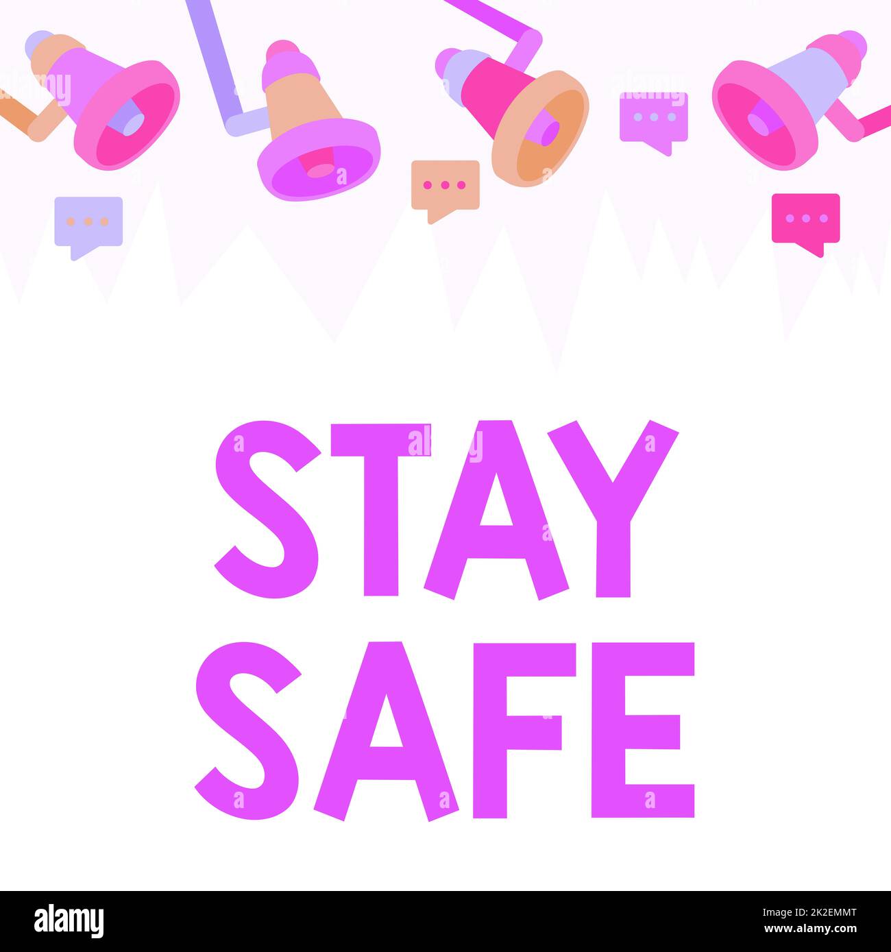 Handwriting text Stay Safe. Conceptual photo secure from threat of ...