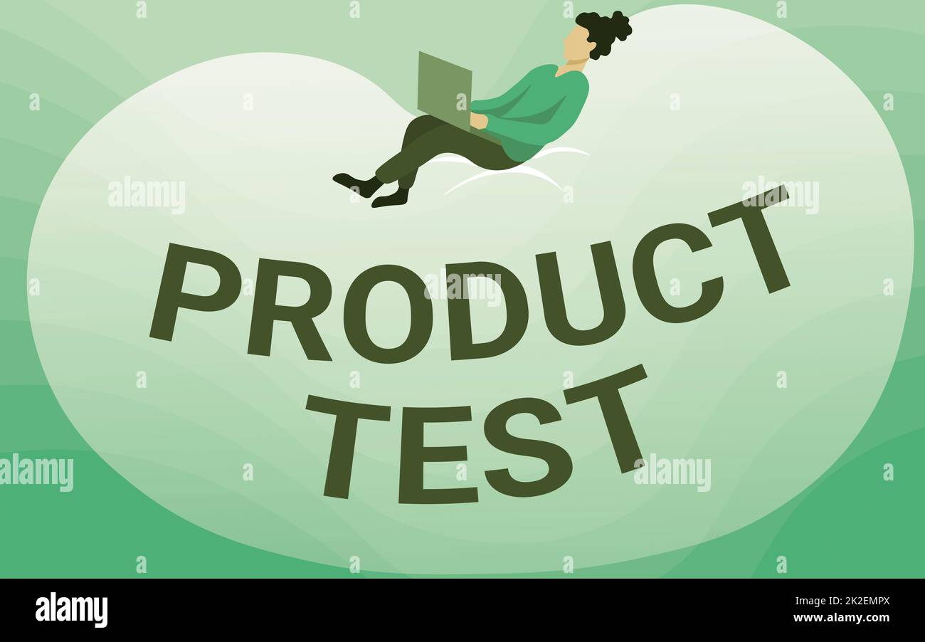 Writing Displaying Text Product Test Business Idea Process Of Measuring The Properties Or