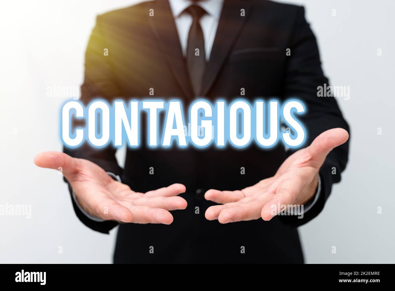 Inspiration showing sign Contagious. Business overview transmissible by ...