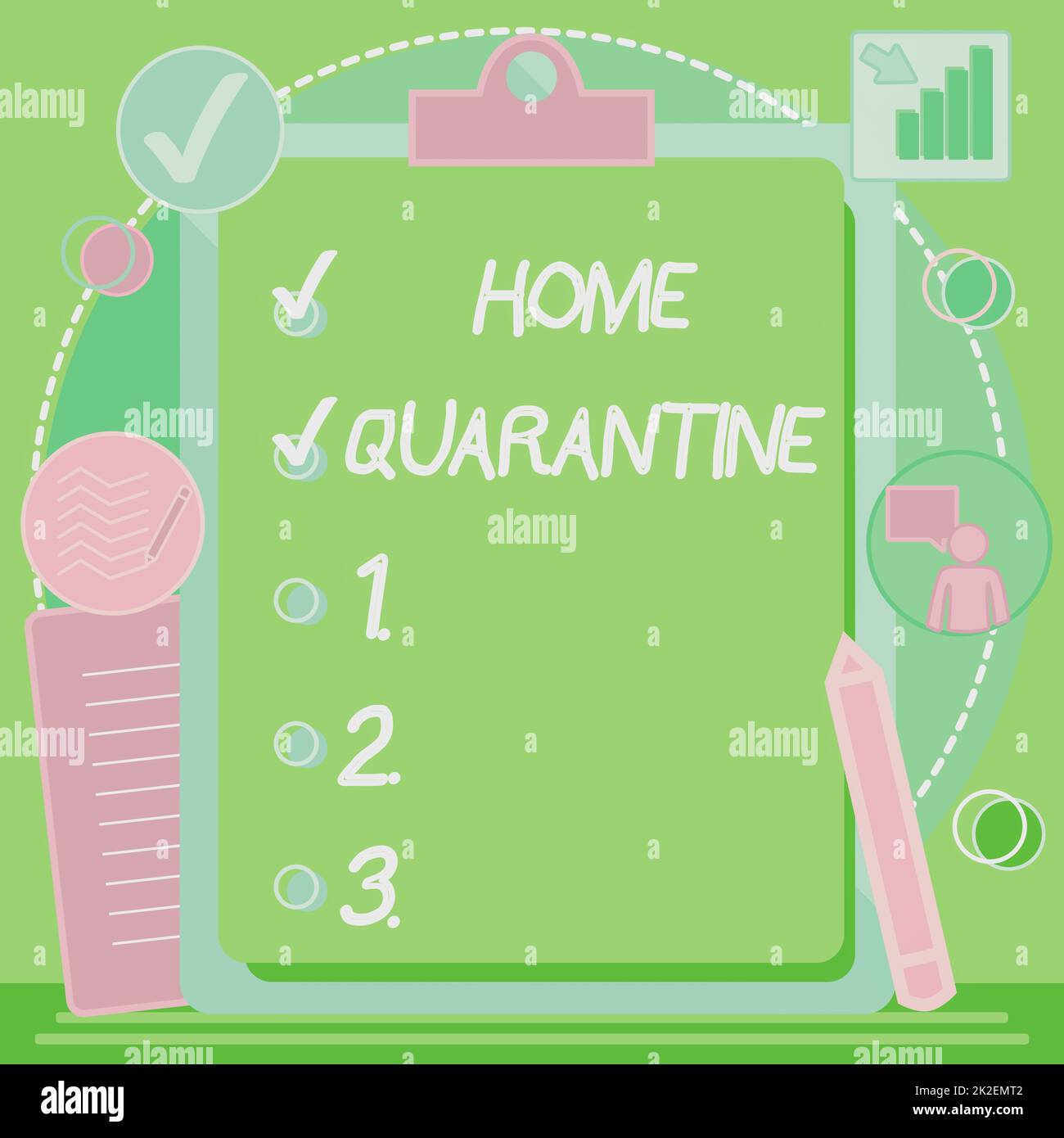 Inspiration showing sign Home Quarantine. Business approach Encountered ...
