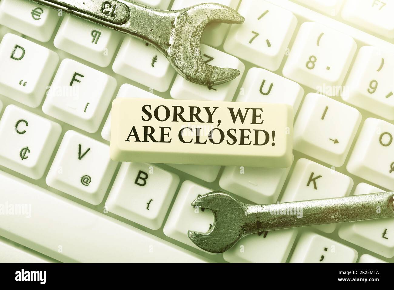 Hand writing sign Sorry, We Are Closed. Business approach apologize for ... Hand writing sign Sorry, We Are Closed. Business approach apologize for ...