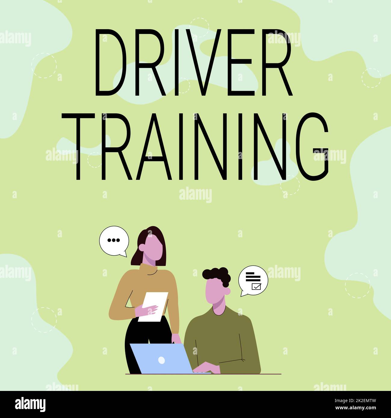 Text sign showing Driver Training. Word Written on prepares a new ...