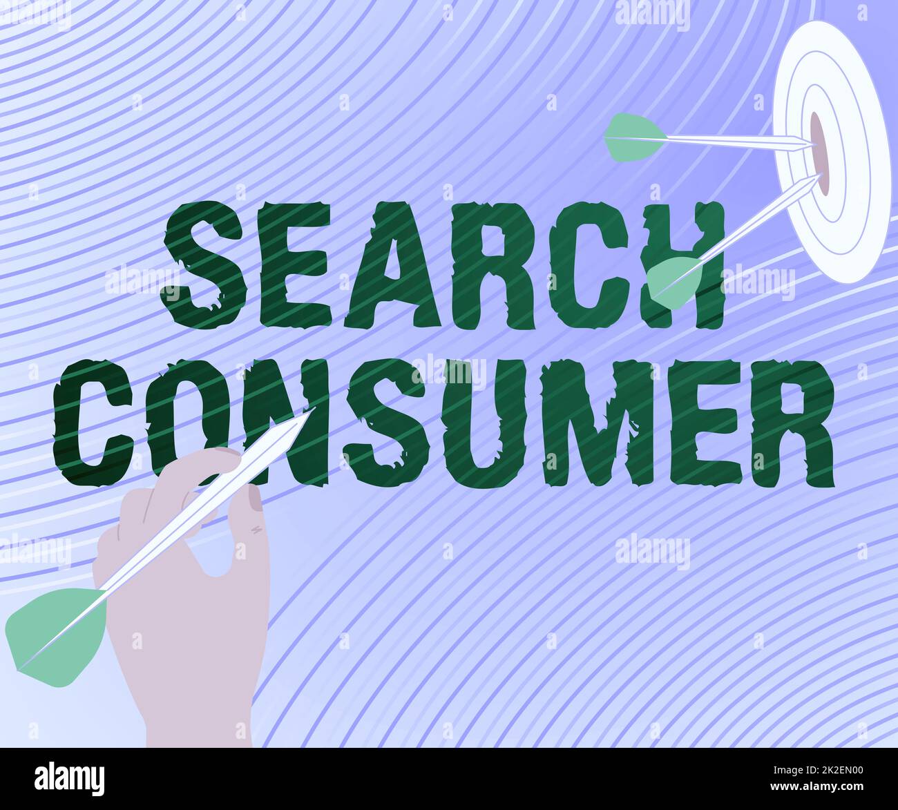 Text caption presenting Search Consumer. Business concept research ...