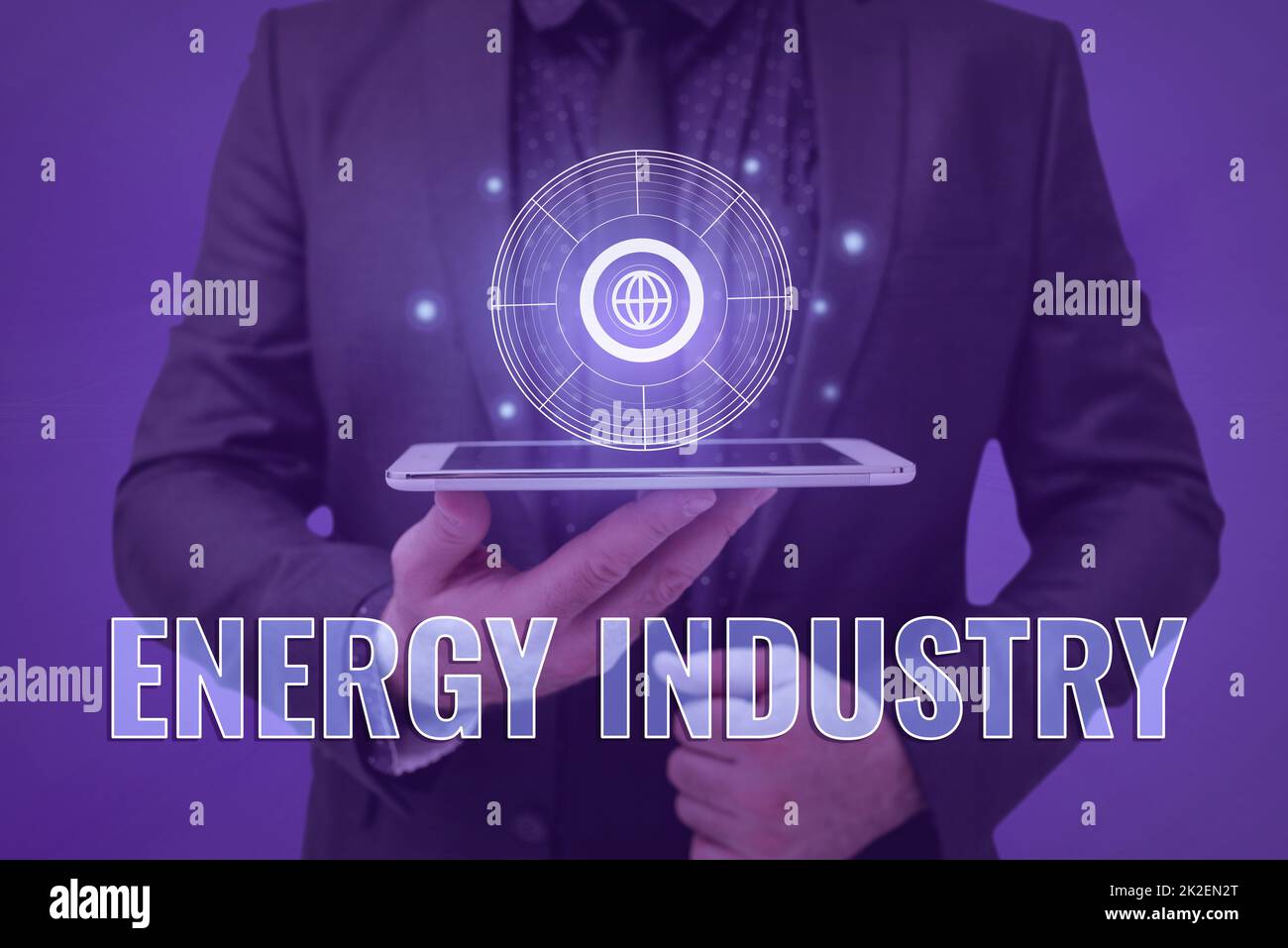 Conceptual caption Energy Industry. Business approach industries ...
