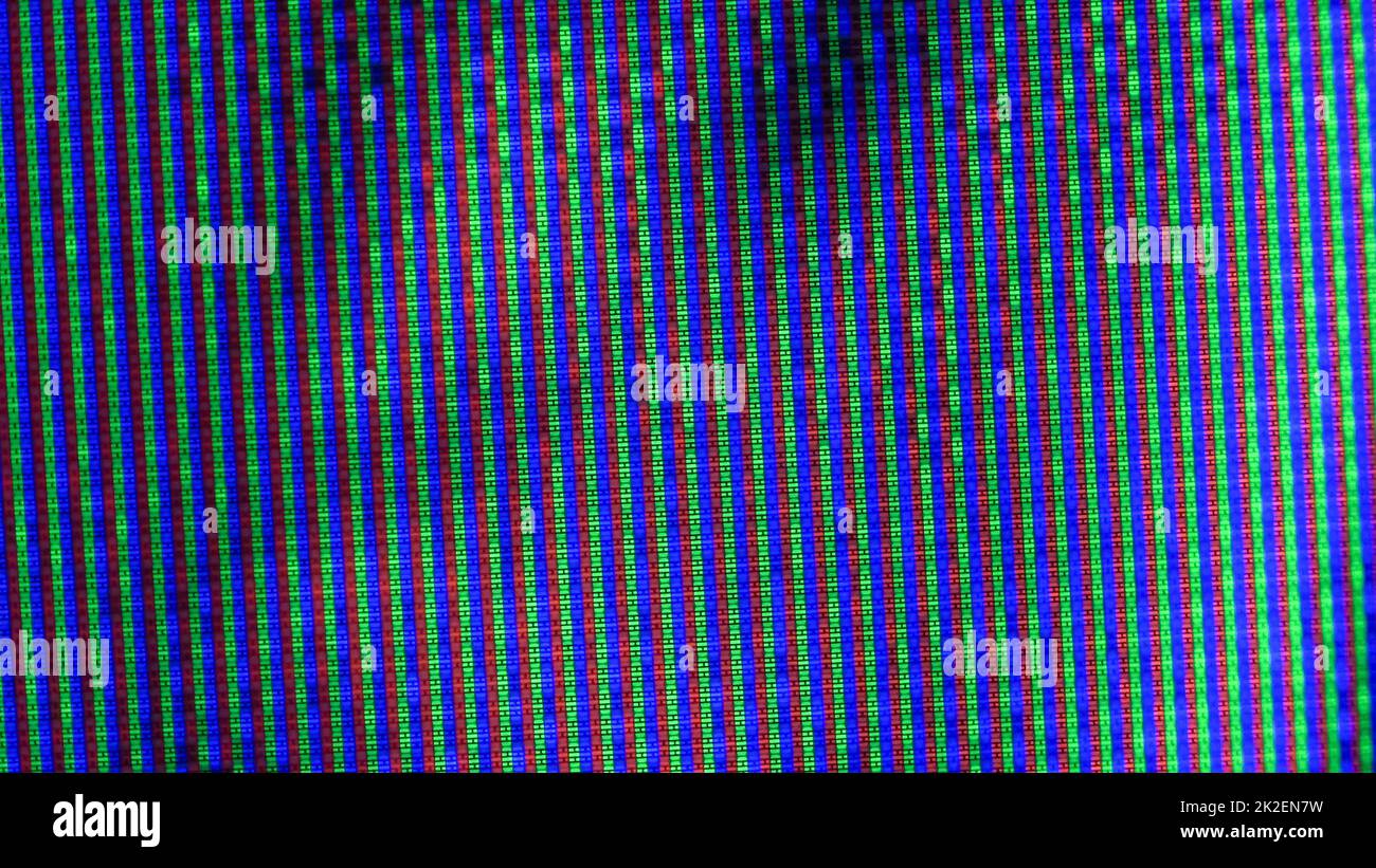 Close up view at a plasma tv while showing television activity Stock ...