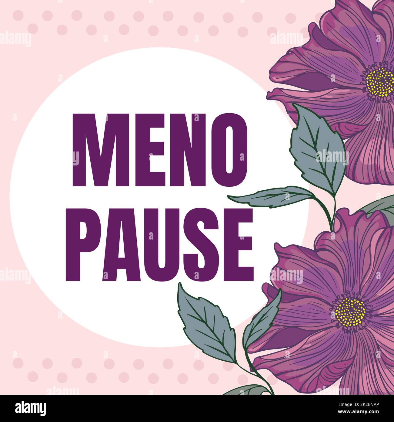 Conceptual display Menopause. Business showcase Cessation of ...