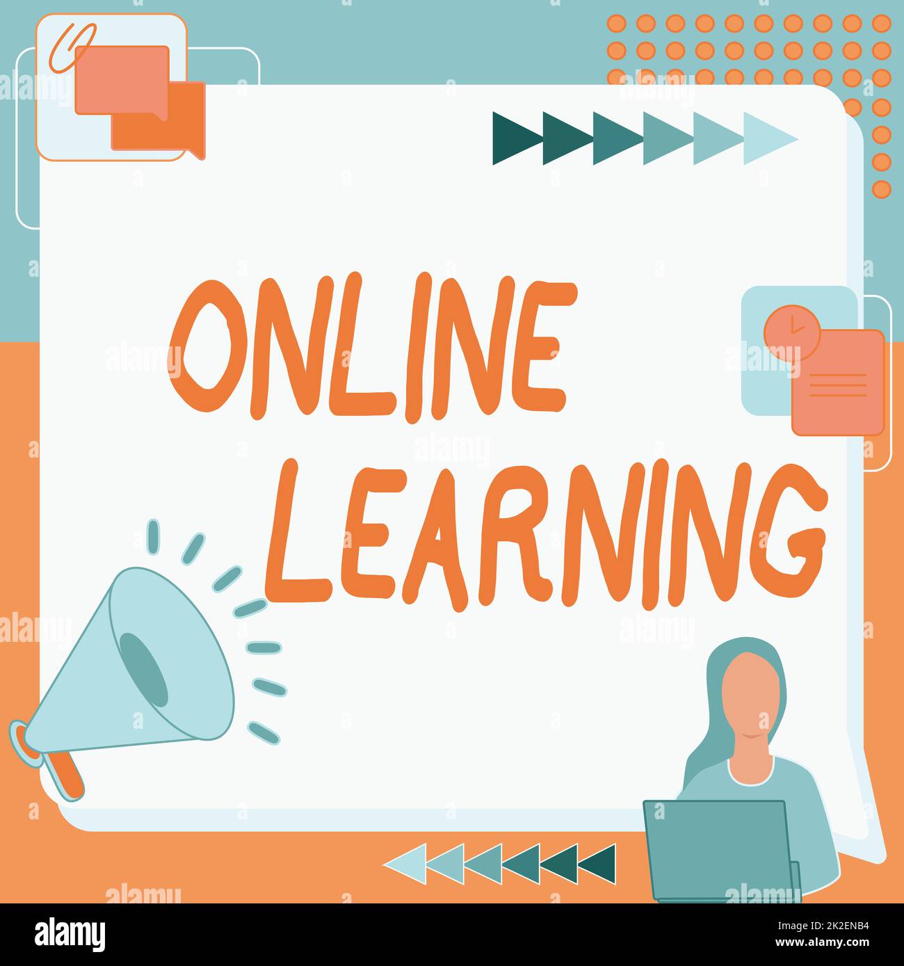 Conceptual caption Online Learning. Business showcase Larning with the ...