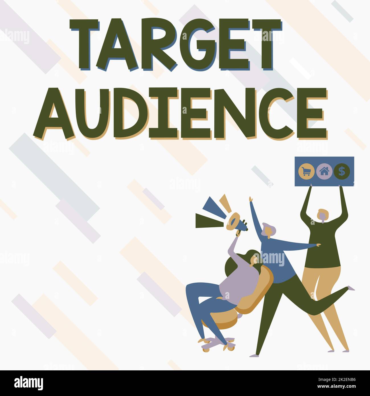 Text sign showing Target Audience. Business showcase category of ...