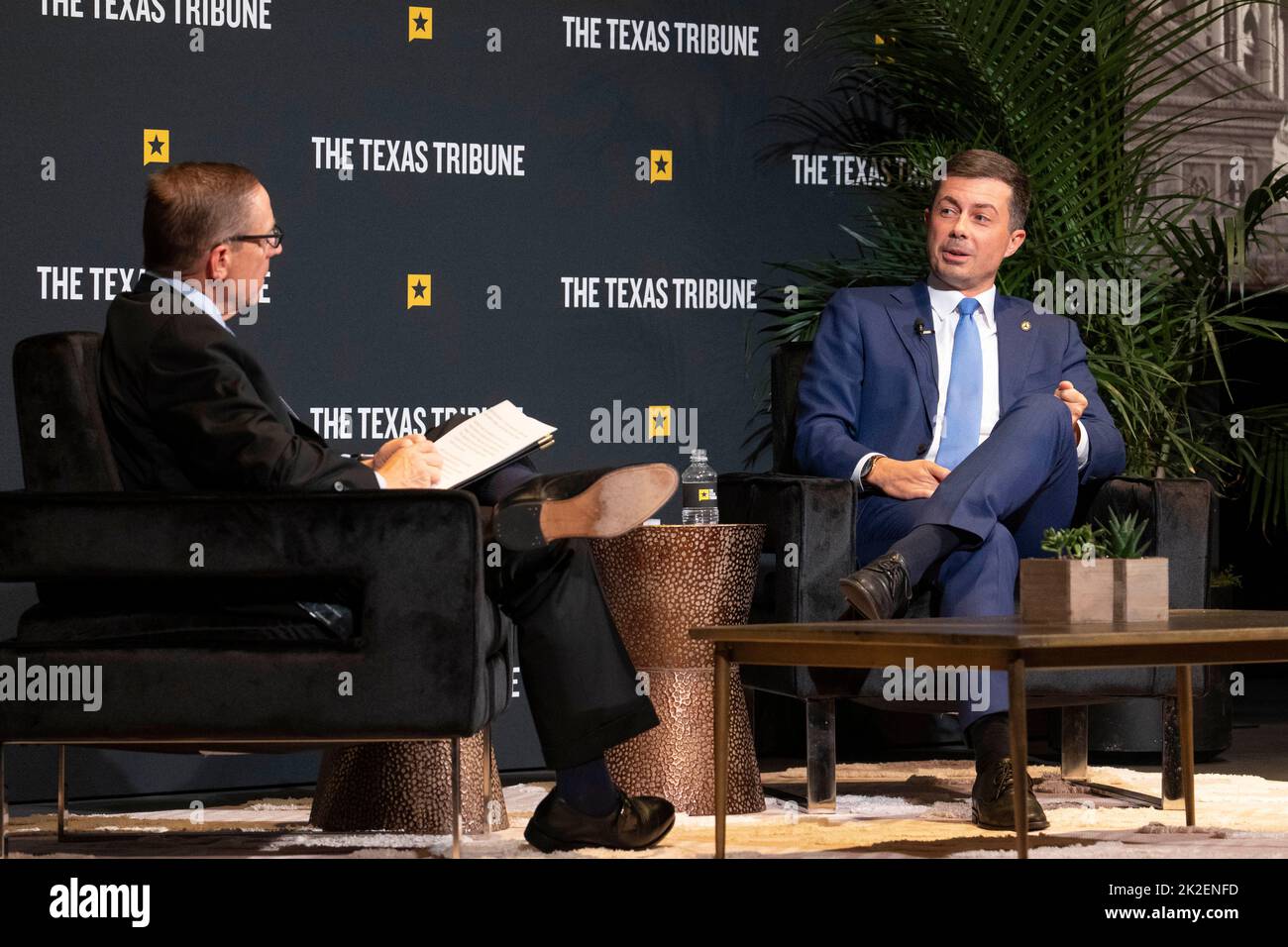 Austin, TX, USA. 22nd Sep, 2022. U.S. Transportation Secretary PETE ...