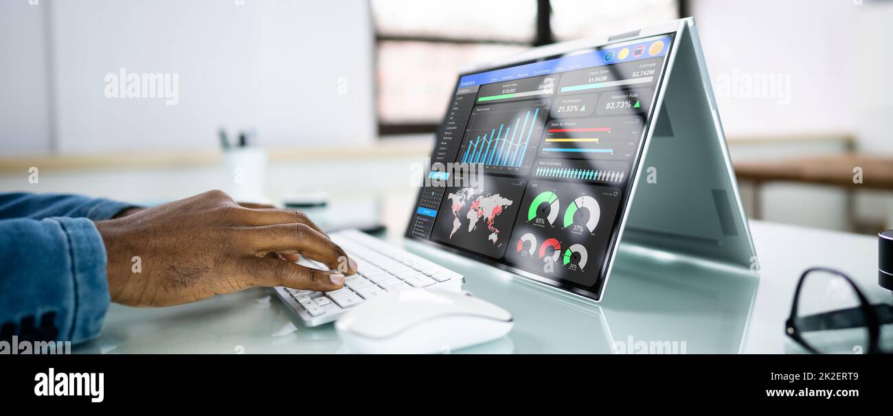 KPI Business Data Dashboard Analytics Stock Photo - Alamy