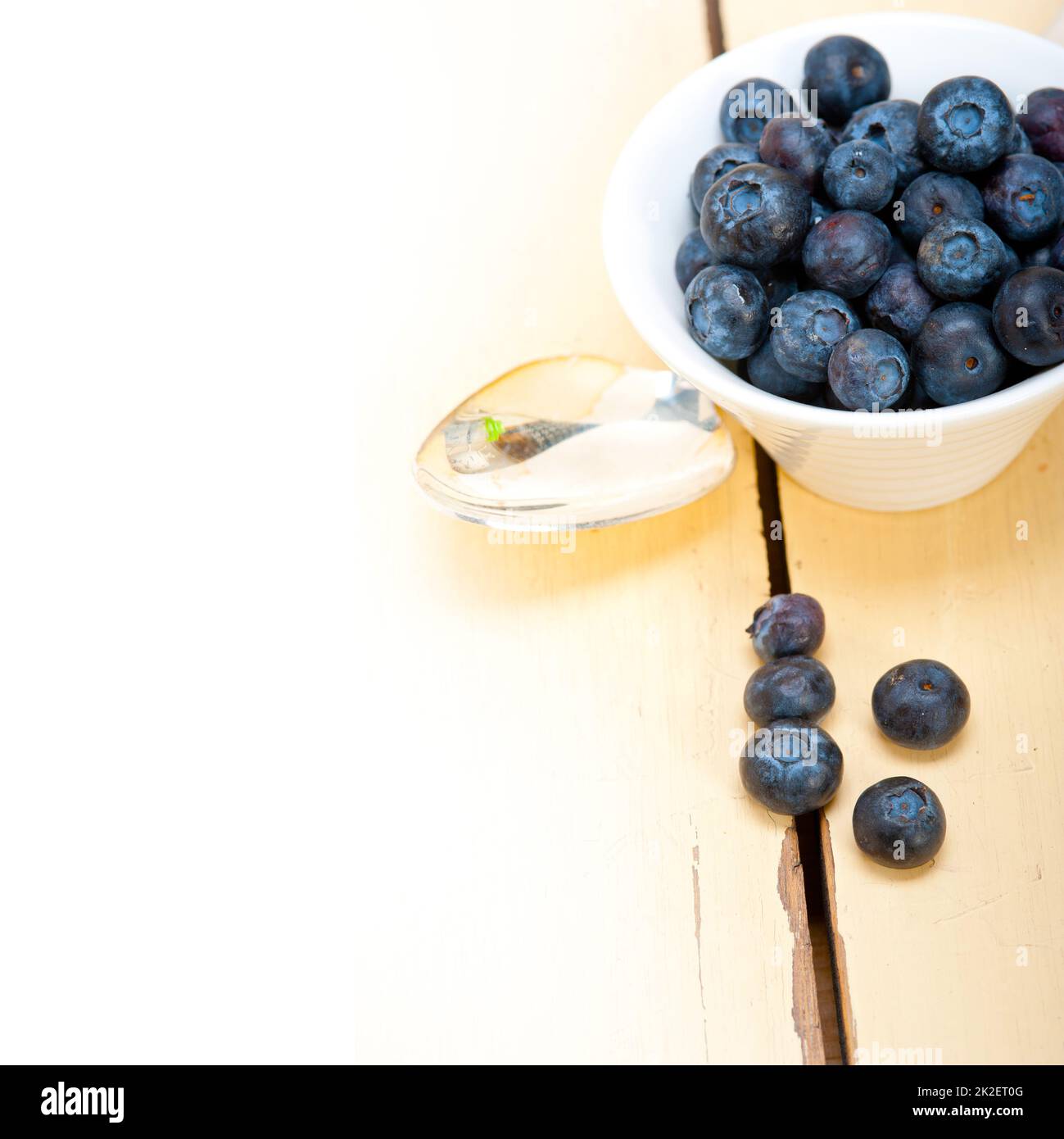 fresh blueberry bowl Stock Photo - Alamy
