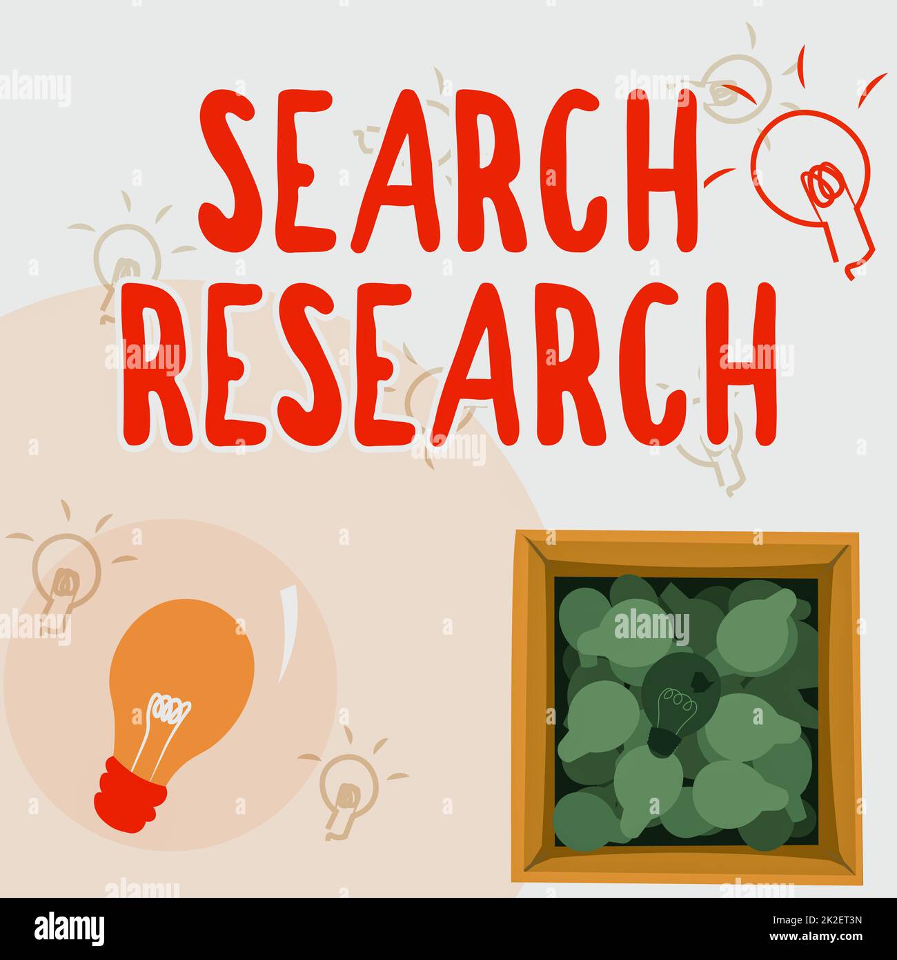 Text sign showing Search Research. Business concept creative and ...