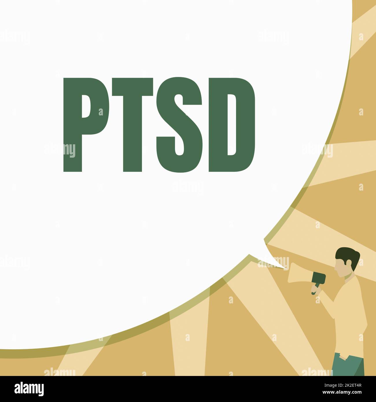 Conceptual caption Ptsd. Conceptual photo Post Traumatic Stress ...