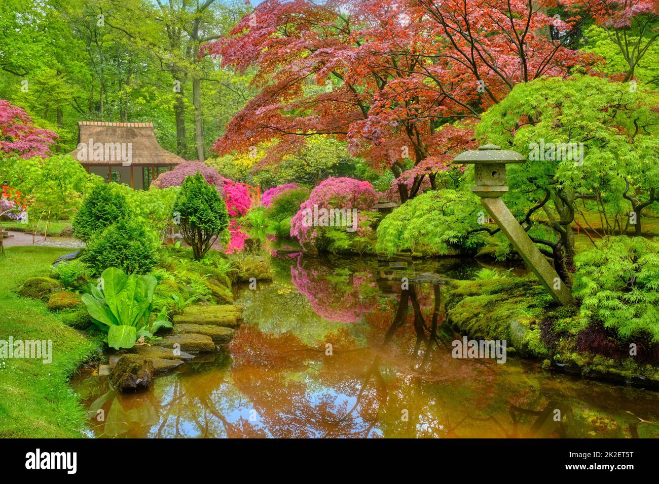 Japanese garden clingendael park hi-res stock photography and images ...