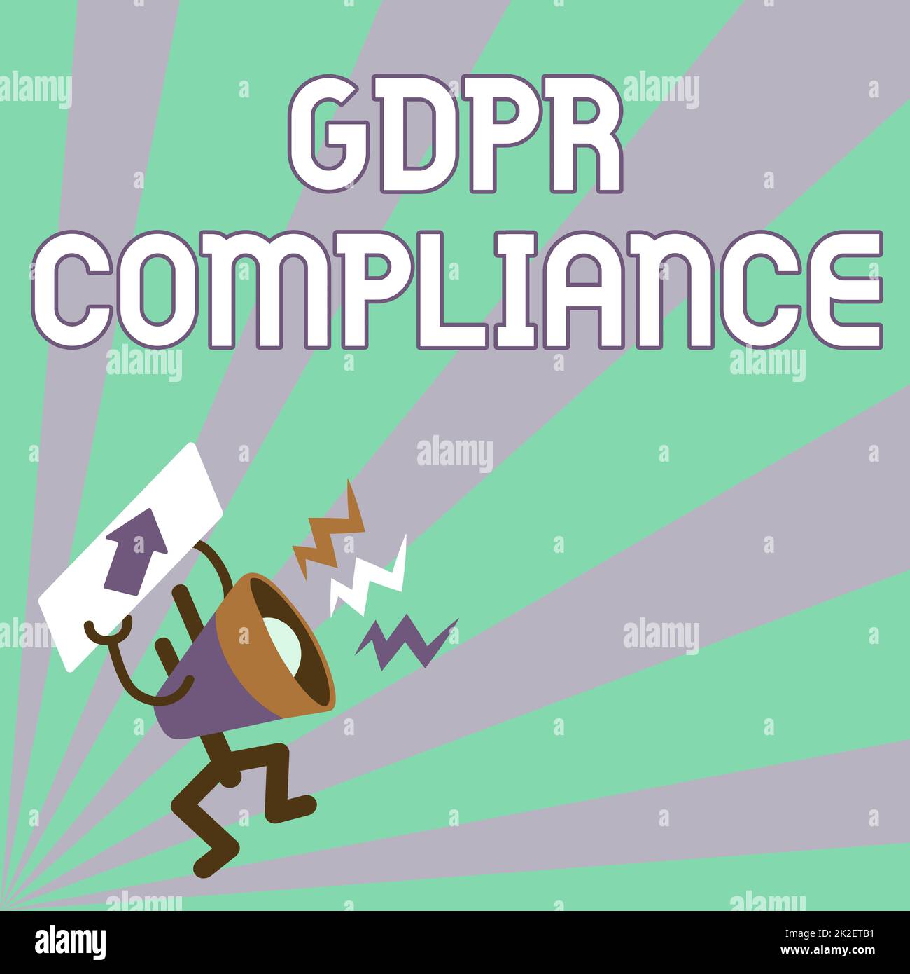 Handwriting text Gdpr Compliance. Internet Concept protection and ...