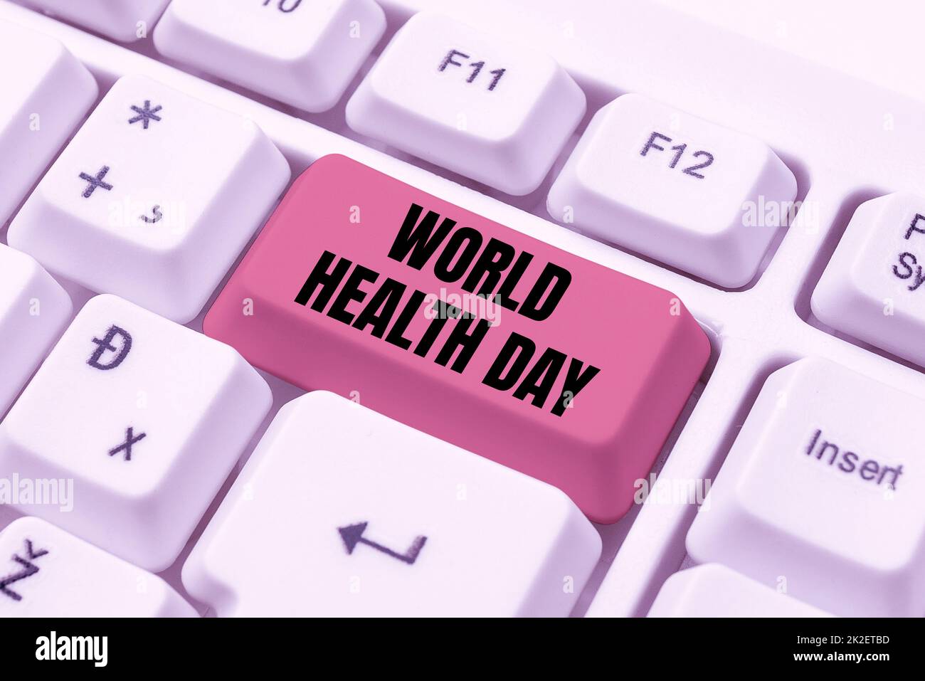 Conceptual caption World Health Day. Word for World Health Day Abstract ...