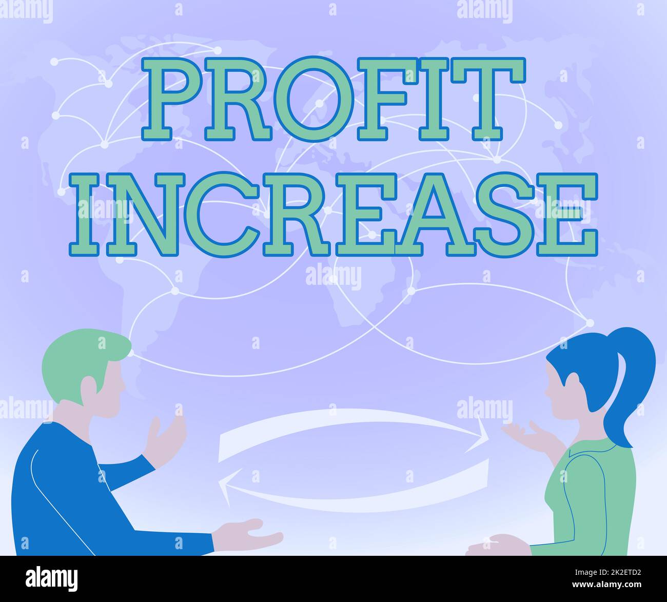 Sign displaying Profit Increase. Business idea the growth of revenue ...