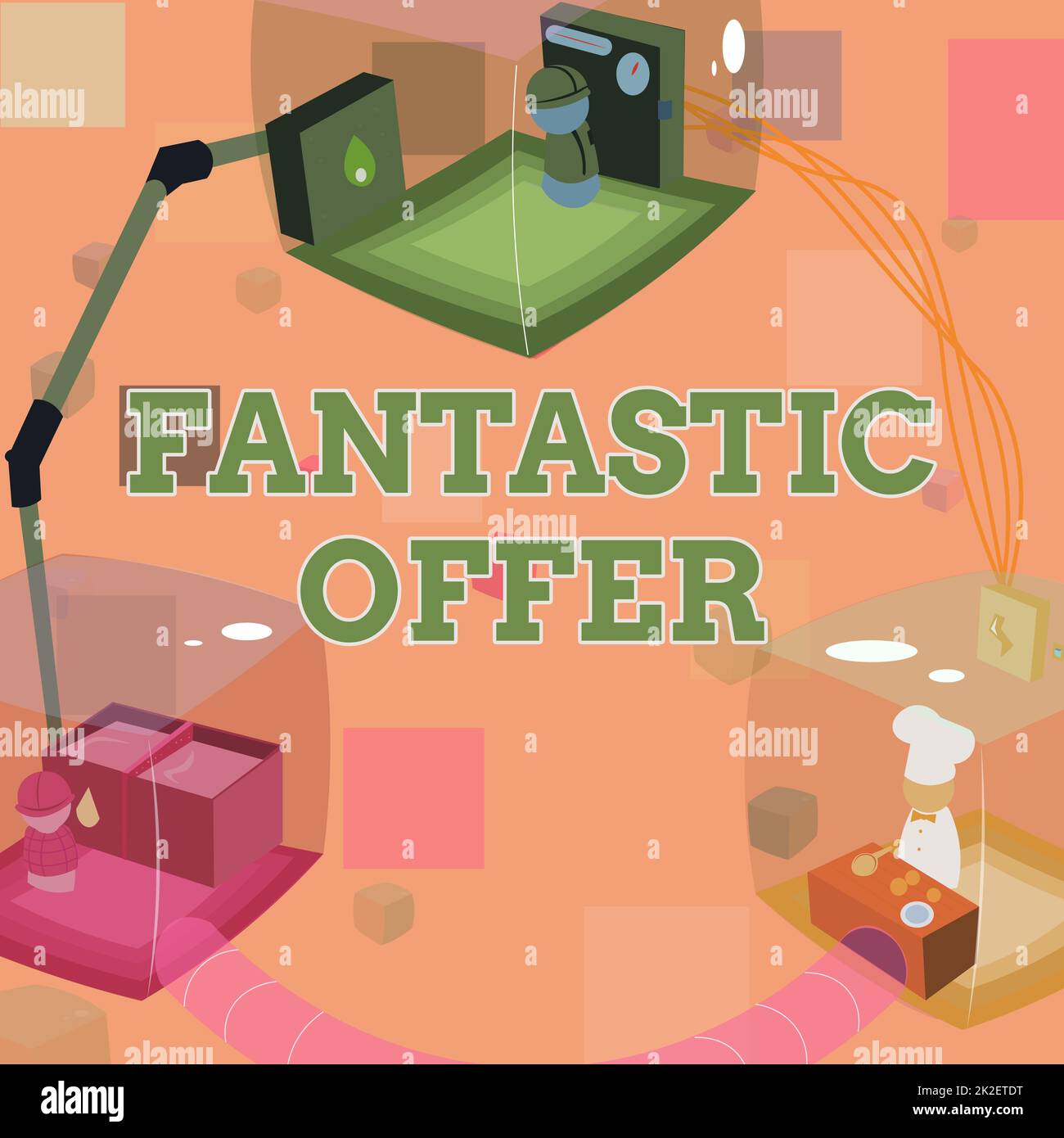 Text showing inspiration Fantastic Offer. Business overview the seller ...