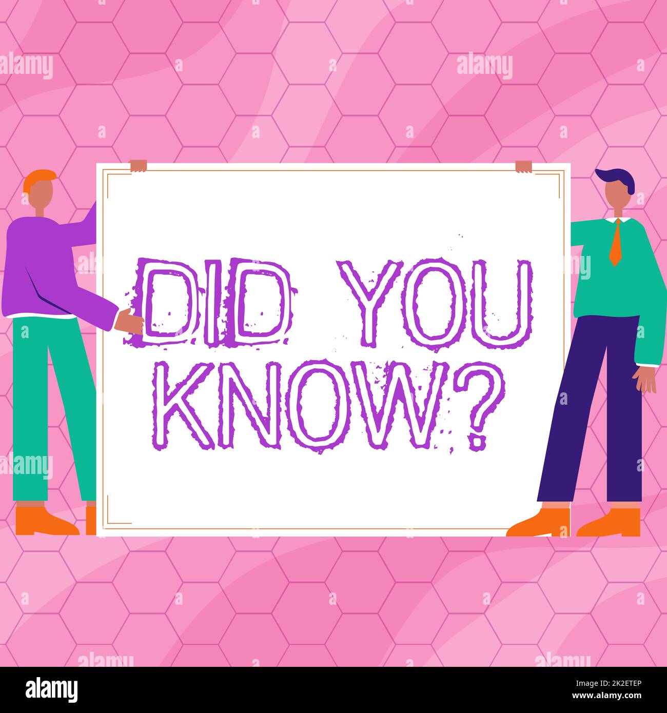 Text caption presenting Did You Knowquestion. Conceptual photo asking ...