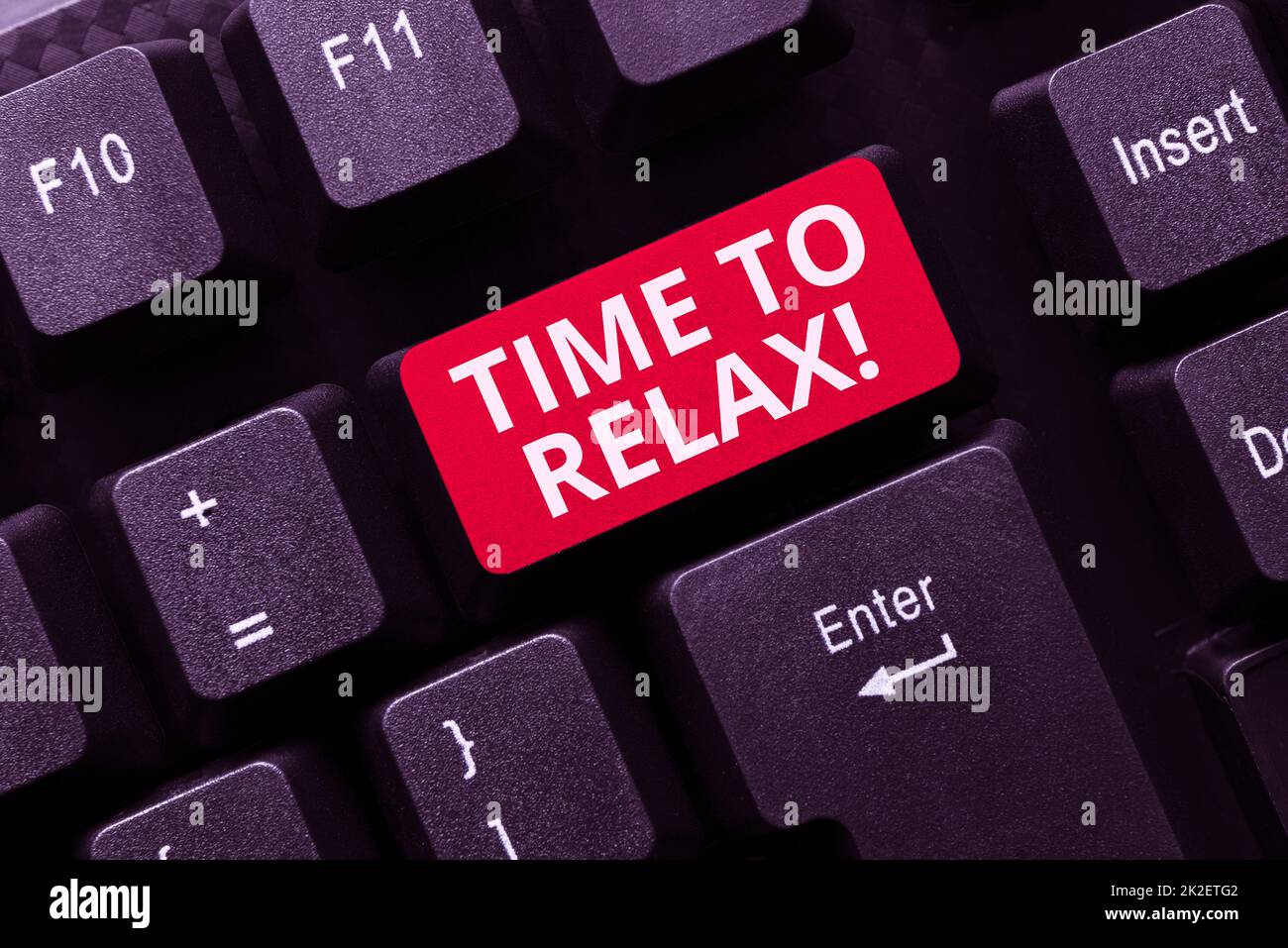 Text caption presenting Time To Relax. Business showcase Relaxation ...