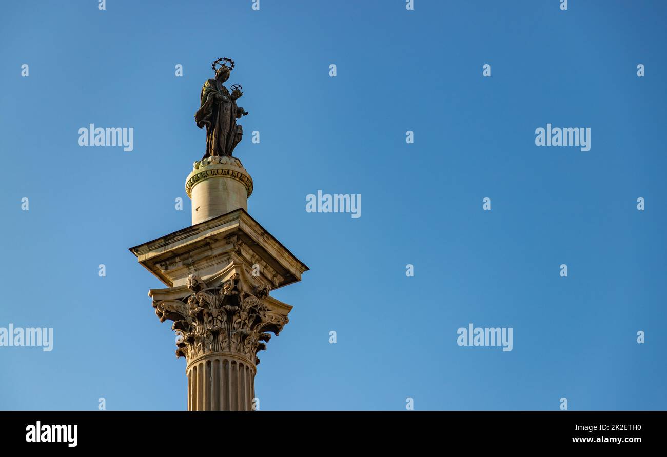 Column of Peace Stock Photo - Alamy