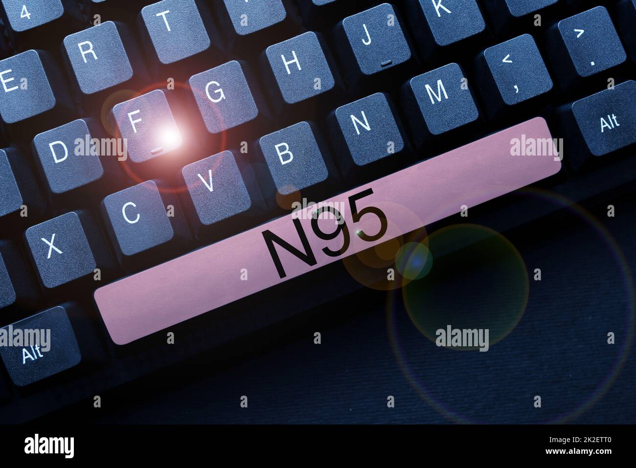 Handwriting text N95. Business overview personal protective equipment ...