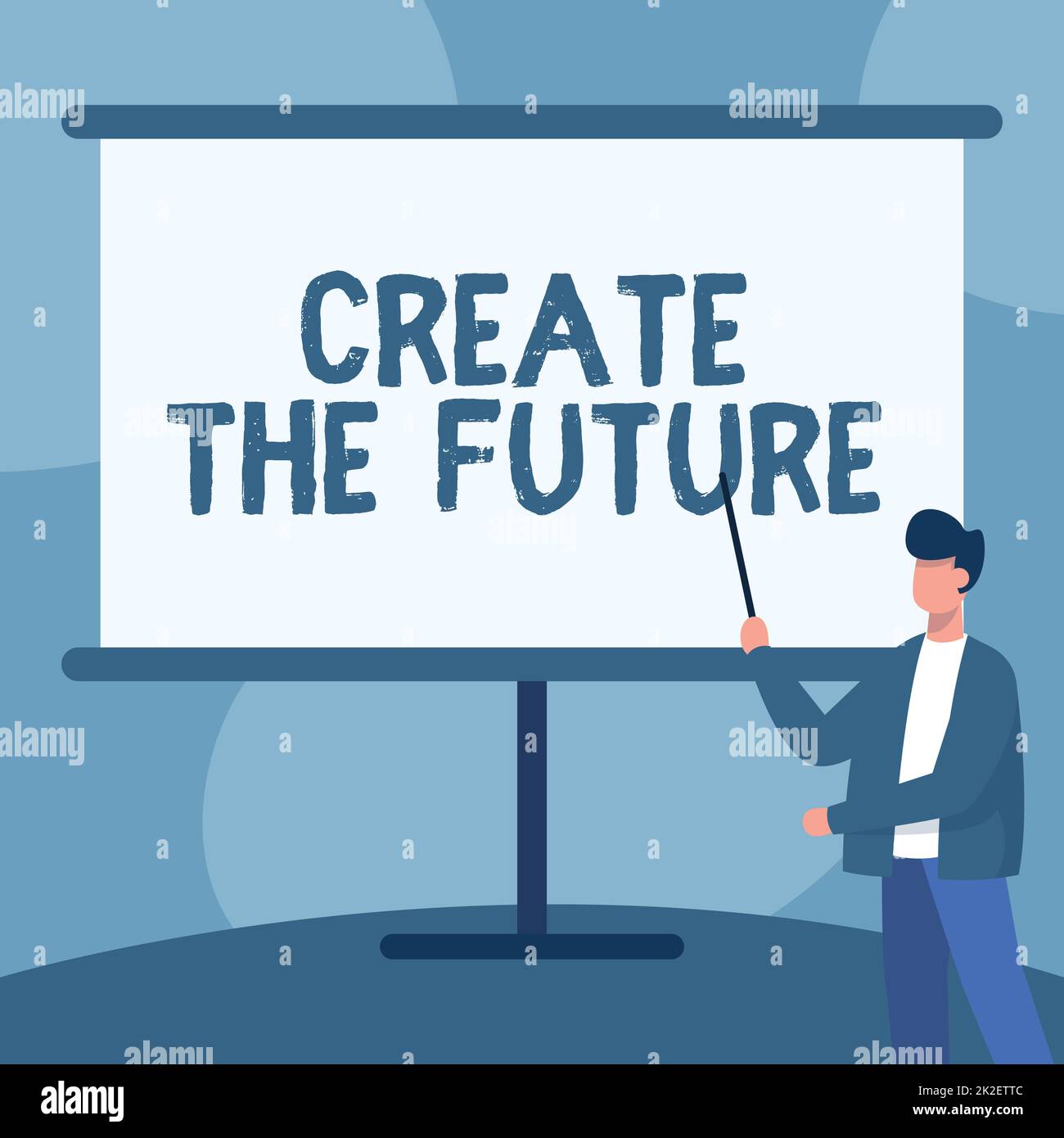 Text showing inspiration Create The Future. Business concept work ...