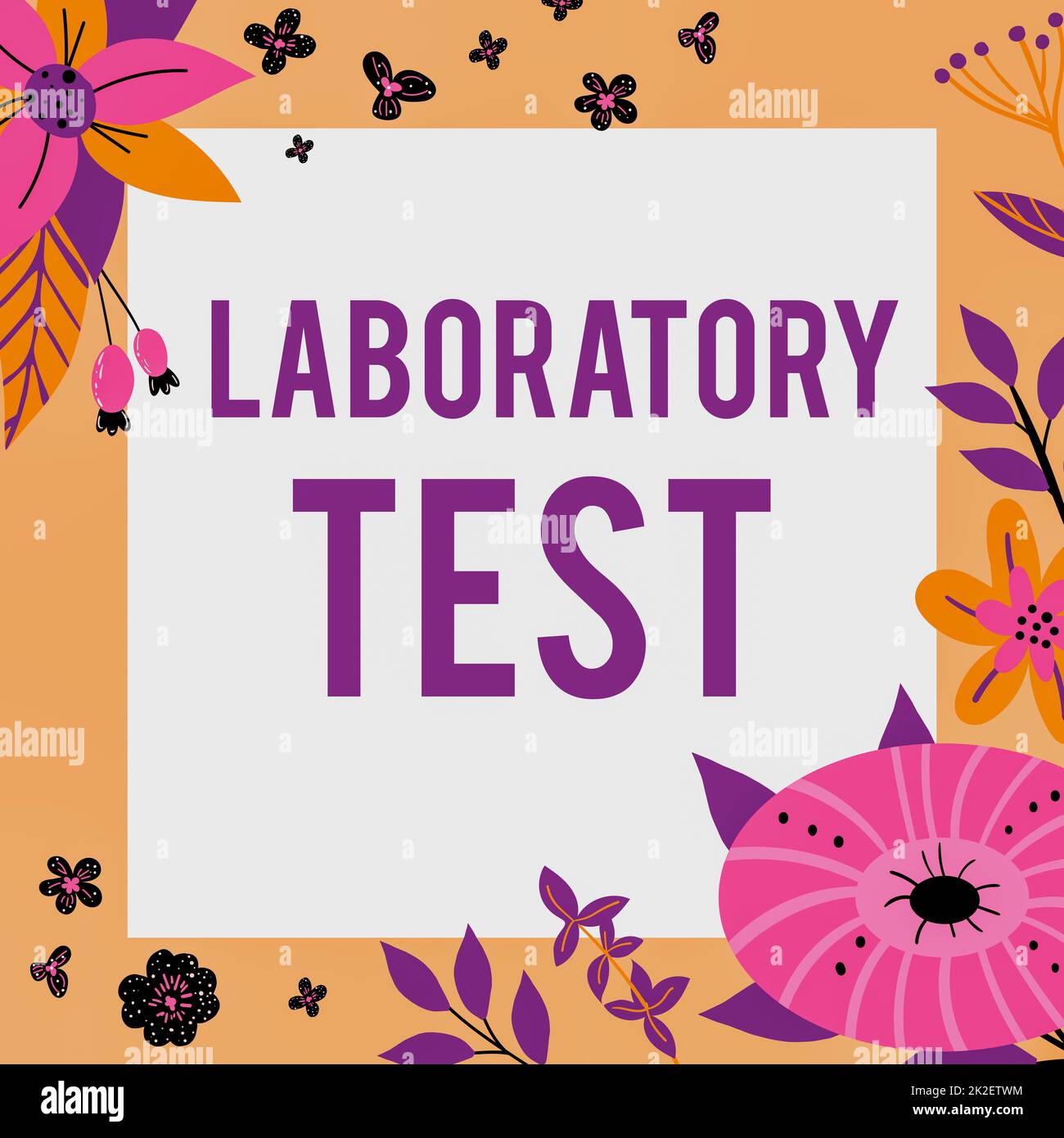 Conceptual caption Laboratory Test. Concept meaning Determination of a ...