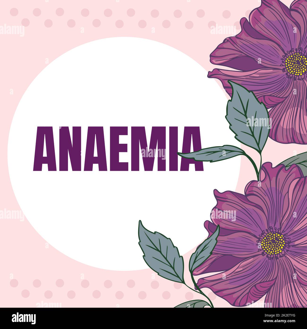 Inspiration showing sign Anaemia. Word for a condition marked by a ...
