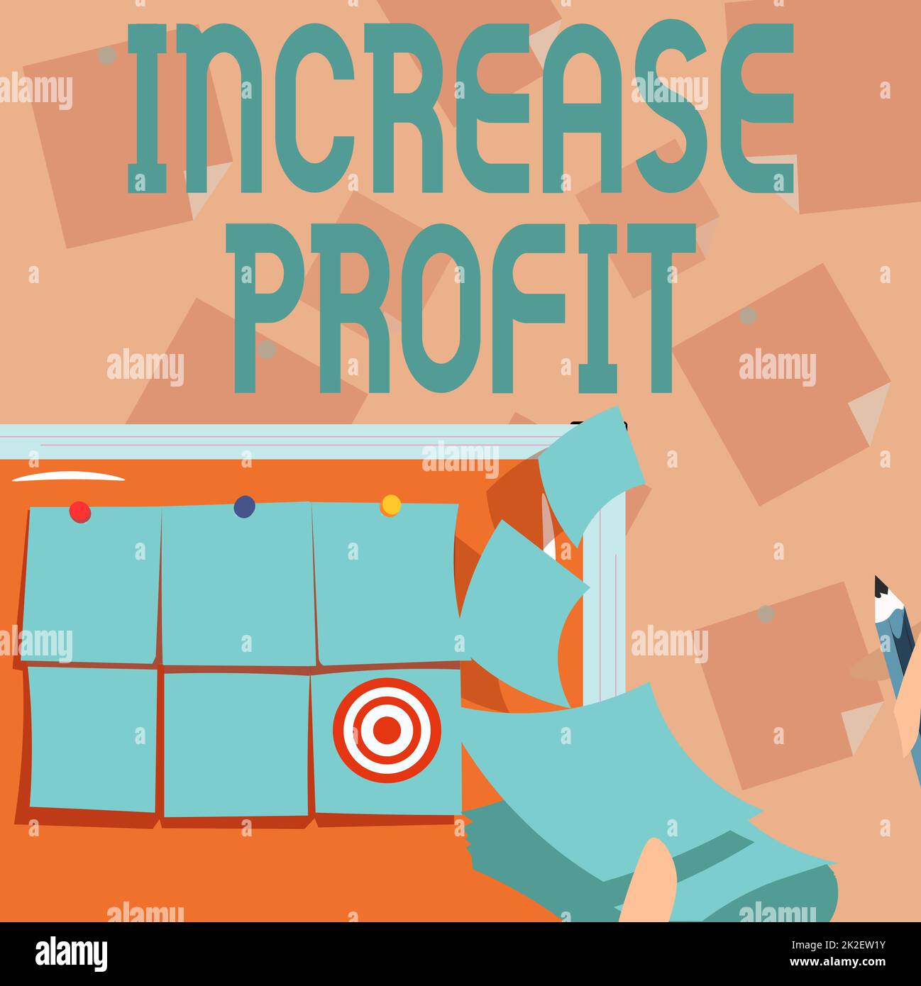 Text caption presenting Increase Profit. Business showcase amount of ...