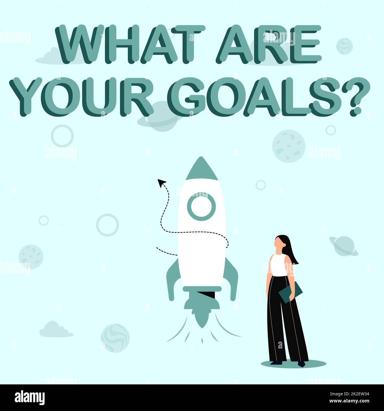 Sign displaying What Are Your Goals Question. Word Written on What Are ...
