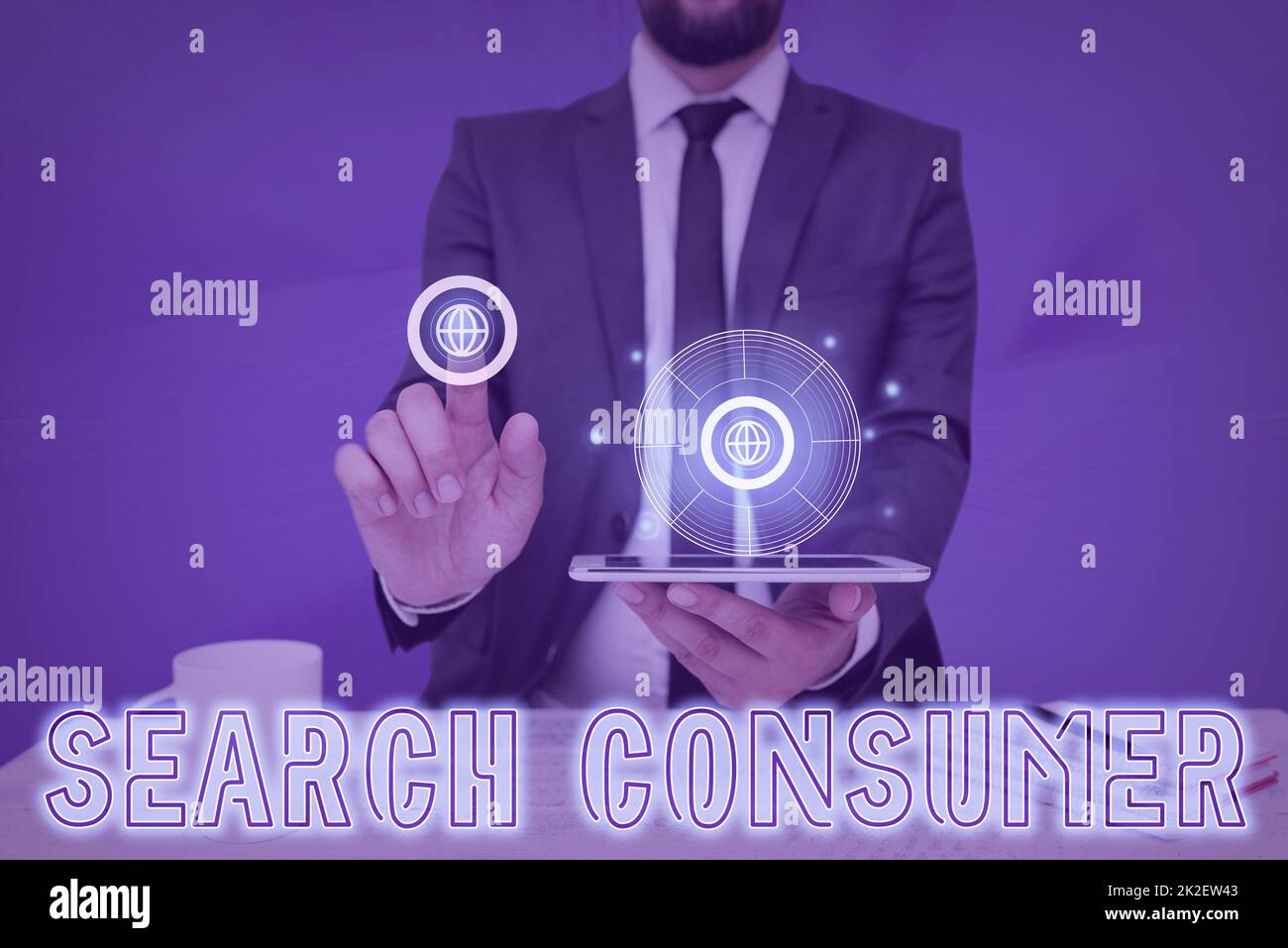 Text showing inspiration Search Consumer. Word Written on research ...