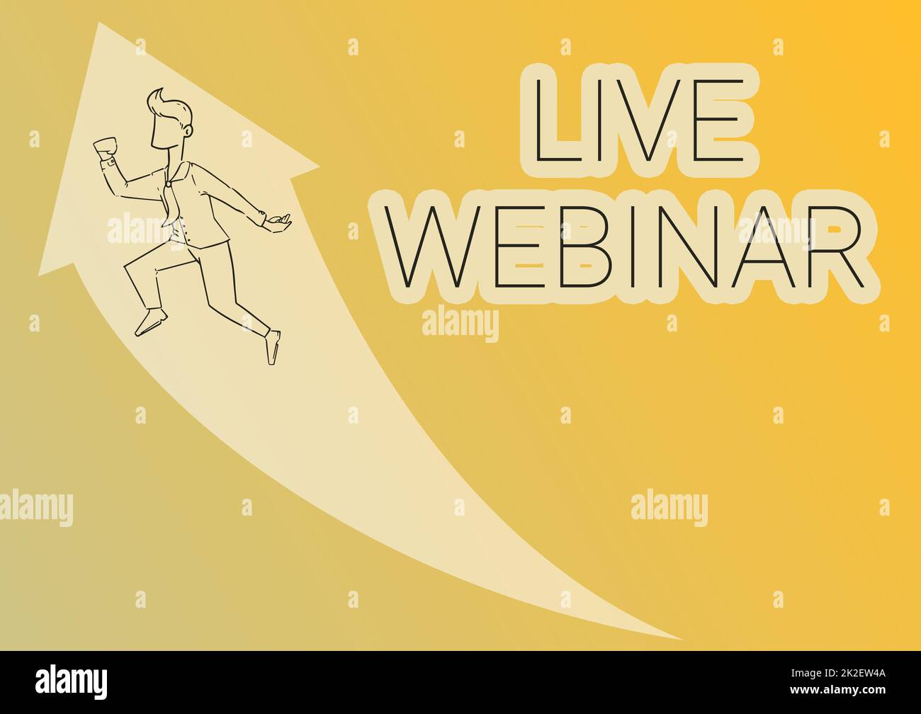 Inspiration showing sign Live Webinar. Internet Concept presentation ...