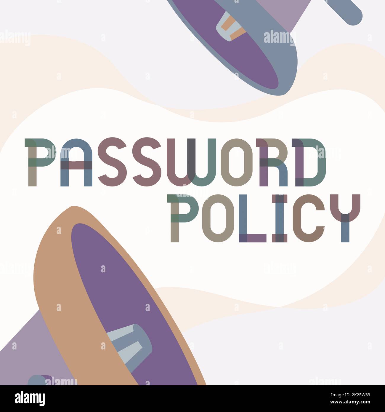 Text Sign Showing Password Policy Business Idea First Line Of
