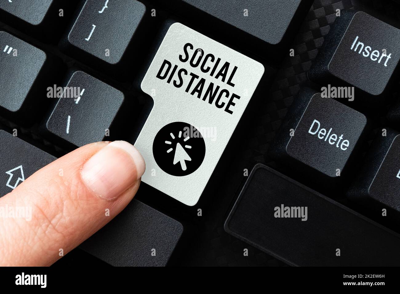 Conceptual caption Social Distance. Word for degree of acceptance of ...