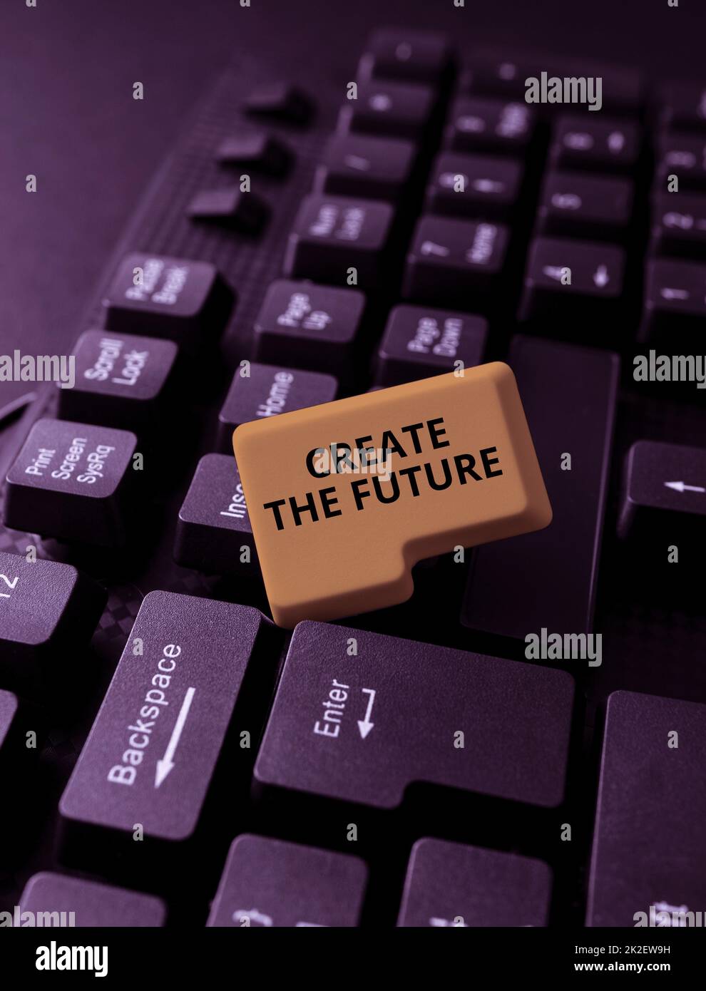 Conceptual display Create The Future. Word Written on make an own way ...