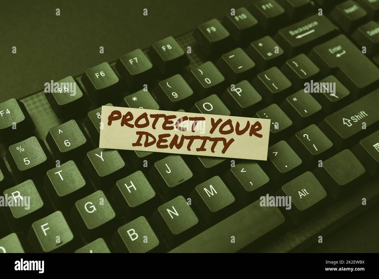 Text showing inspiration Protect Your Identity. Word Written on ... Text showing inspiration Protect Your Identity. Word Written on ...