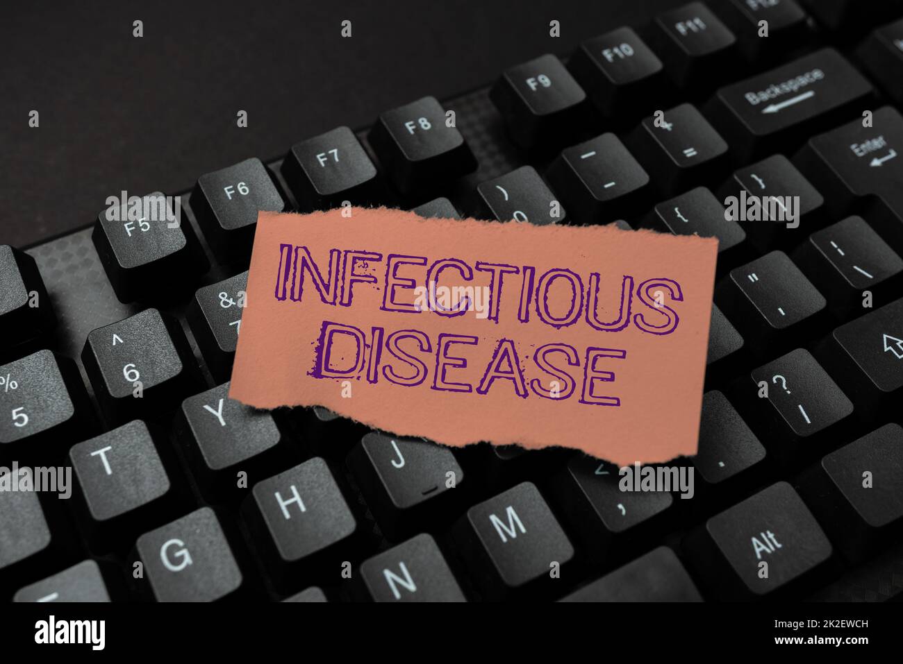 Sign displaying Infectious Disease. Business approach caused by ...