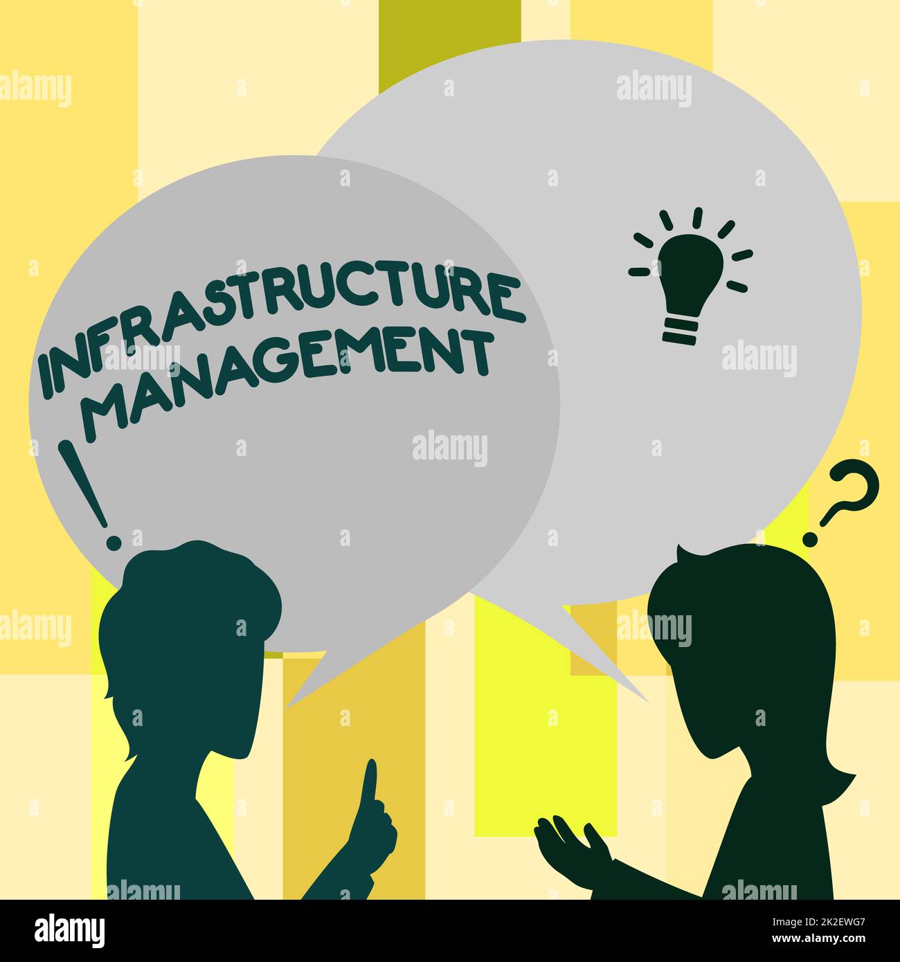 Text showing inspiration Infrastructure Management. Business idea minimize downtime, maintain ...